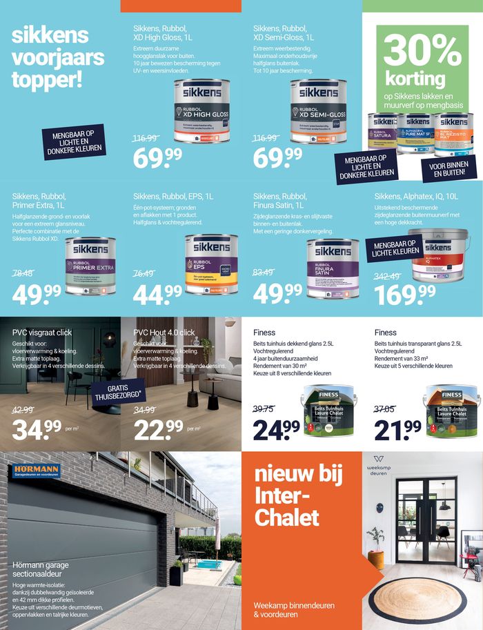 Inter Chalet Horst - Witveldweg 100 | Folder en openingstijden | Tiendeo